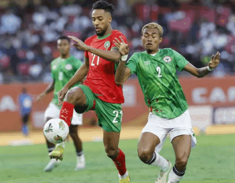 CHAN 2025 : le Maroc s’impose face à Madagascar (3-2) et remporte son ...